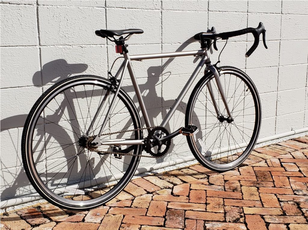TicSpin Silver Single Speed Drop Bar Road Bike 700c – TicSpin Market